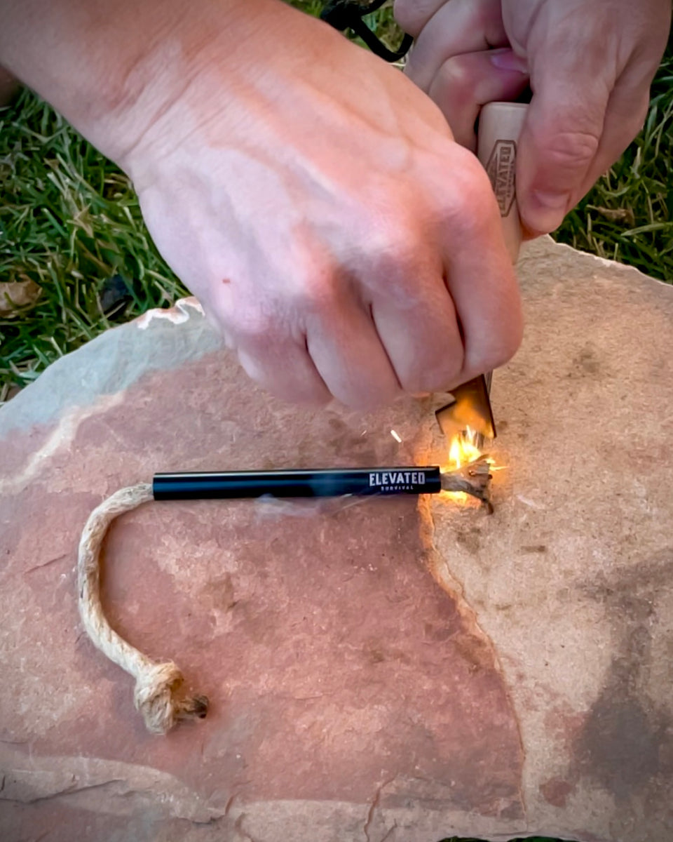 Rope Wick Tinder + Bellow – Elevated Survival